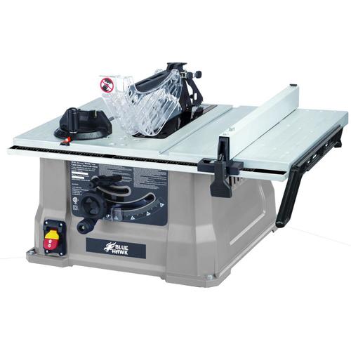 Blue Hawk 10-in Carbide-Tipped Blade 15-Amp Portable Table Saw in the ...