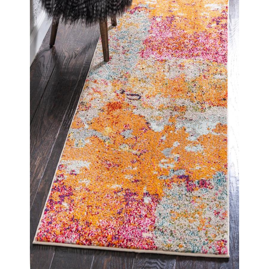 Unique Loom Hermosa Chromatic Multi/Beige Indoor Bohemian/Eclectic ...