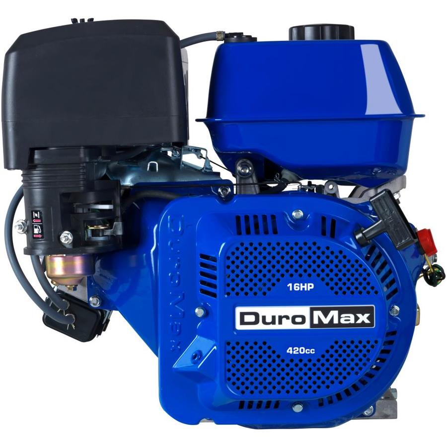 DuroMax DuroMax 16Hp 420CC Gas 1-in Shaft Recoil Start Engine in the ...
