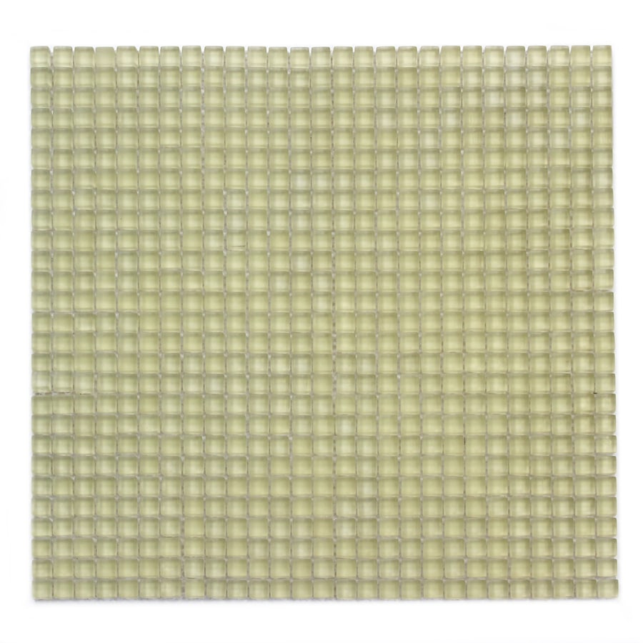 Solistone Atlantis Glass 10-Pack Moray Frosted Uniform Squares Mosaic ...