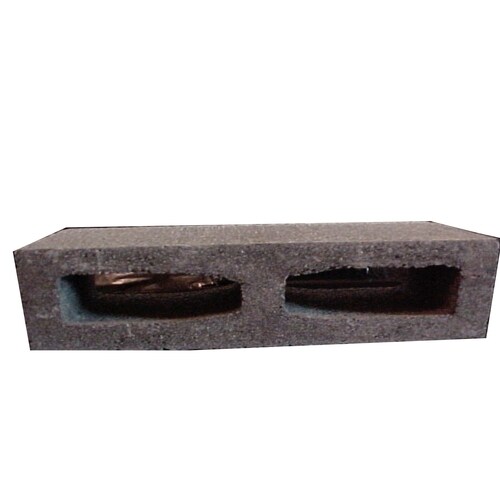 Standard Cored Concrete Block (Common: 4-in x 8-in x 8-in; Actual: 3. ...