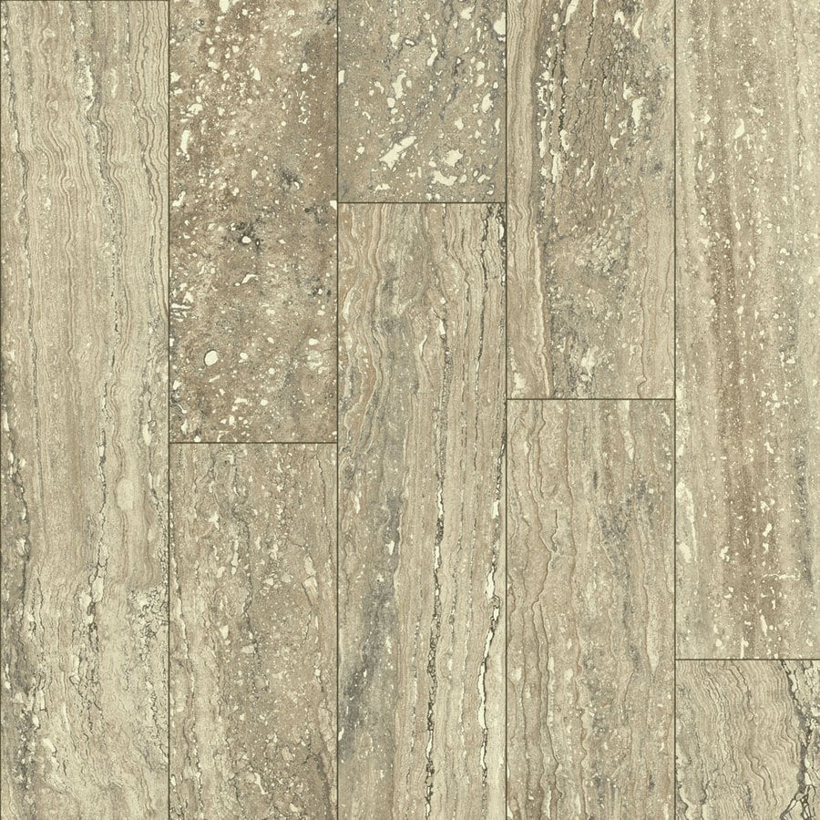 Armstrong Flooring Hued Sun Gray Stone Look Cut-to-length Vinyl Sheet ...