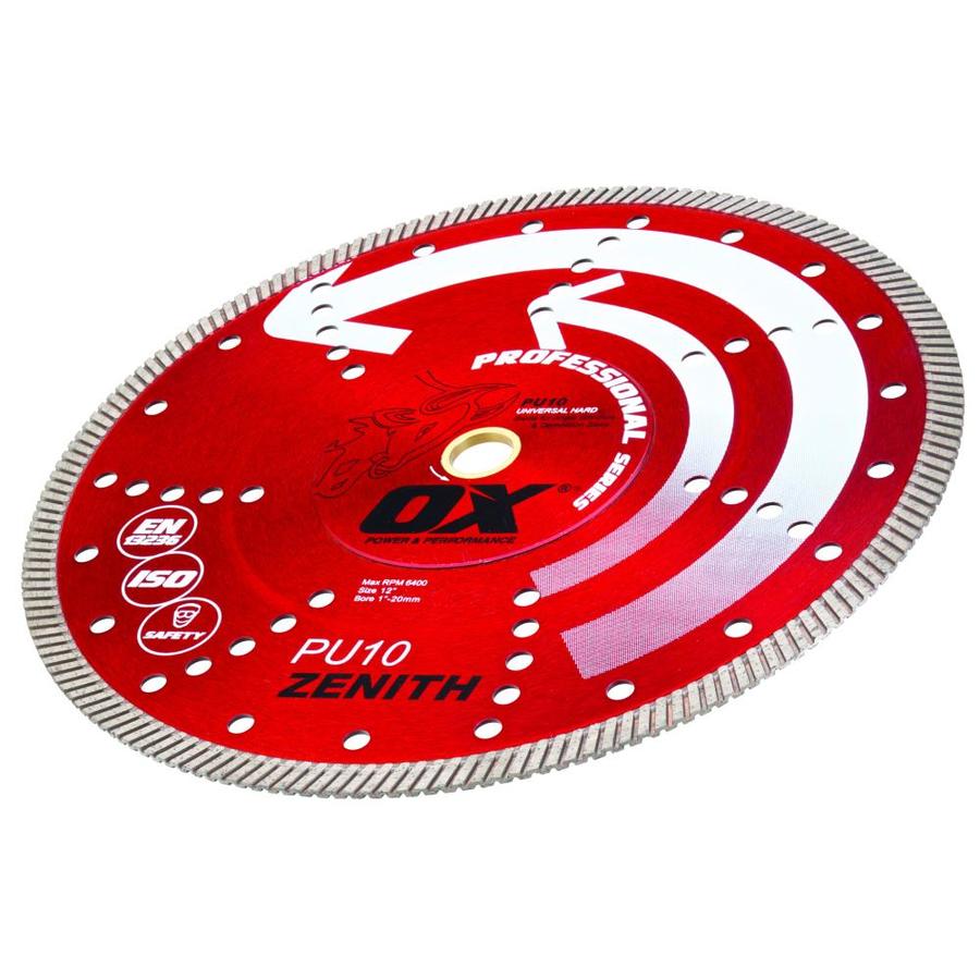 OX Tools Pro Universal 10-in Diamond Blade- DM-7/8-in- 5/8-in Bore in ...