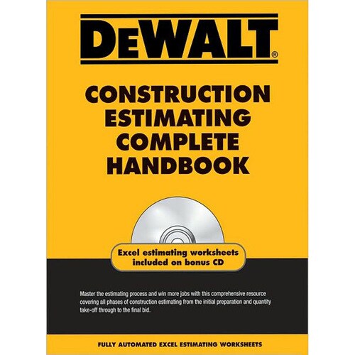 DeWalt Construction Estimating Complete Handbook in the Books ... DeWalt Construction Estimating Complete Handbook in the Books ...