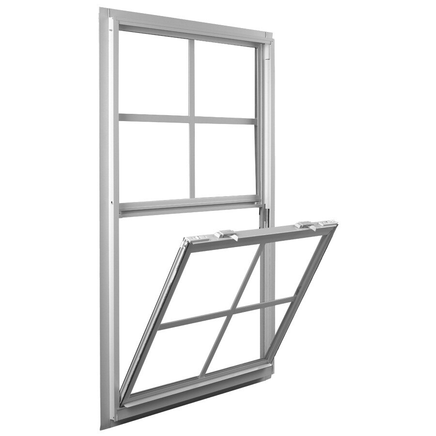 Ply Gem 1500 Series Aluminum Double Pane Single Strength Egress Single ...
