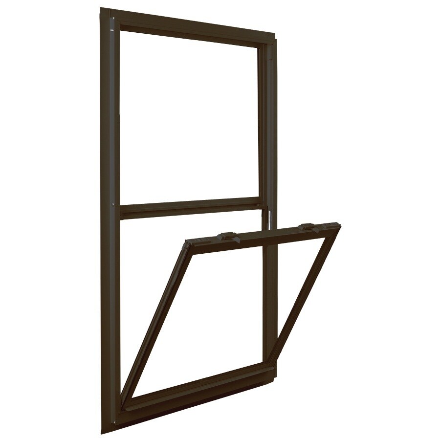 Ply Gem 1500 Series Aluminum Double Pane Single Strength Single Hung ...