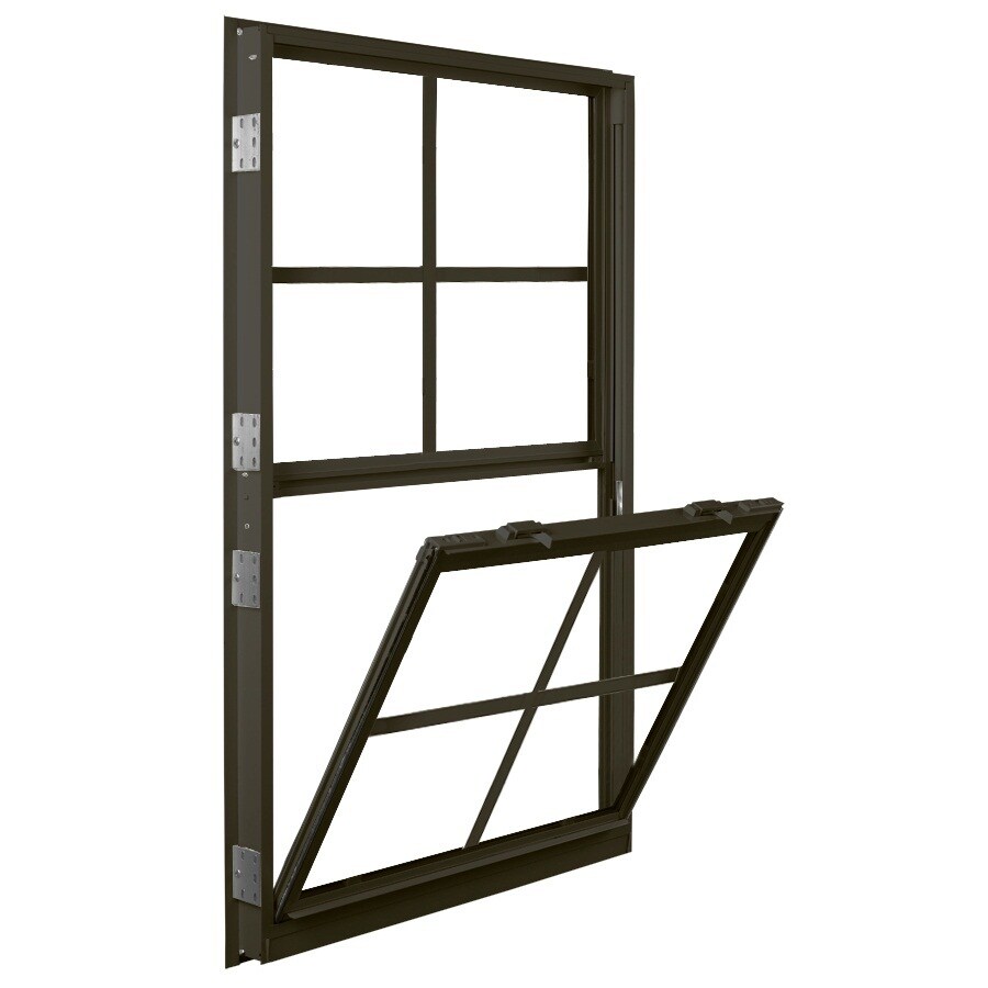 Ply Gem 1500 Series Aluminum Double Pane Single Strength Egress Single ...