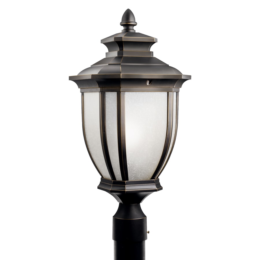 Kichler Salisbury 22-in H Rubbed Bronze Post Light at Lowes.com