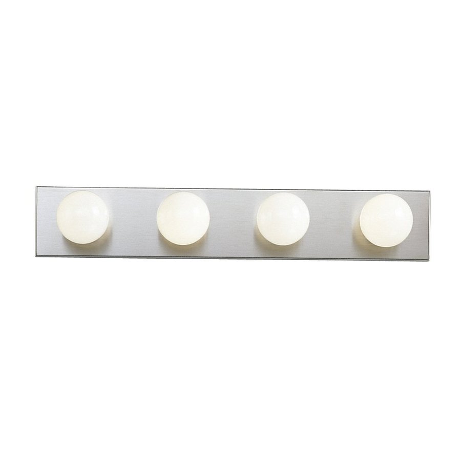 Kichler New Street 4-Light 24-in Brushed Nickel Vanity Light at Lowes.com