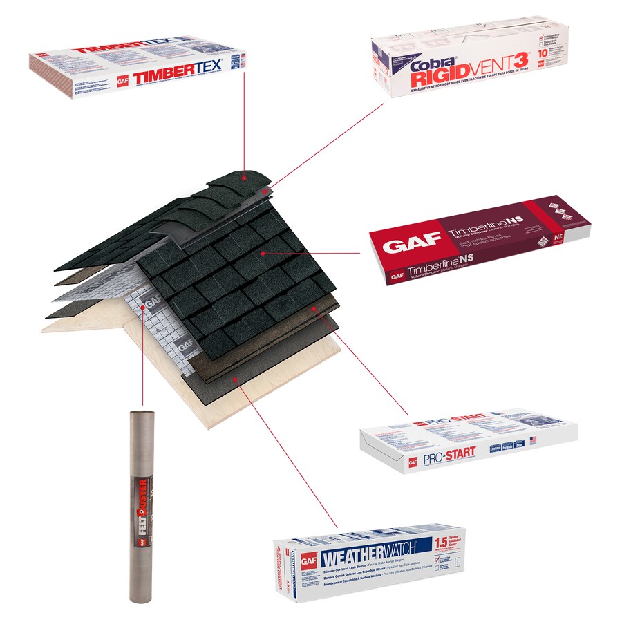 Shop GAF Natural Shadow Roofing System at Lowes.com
