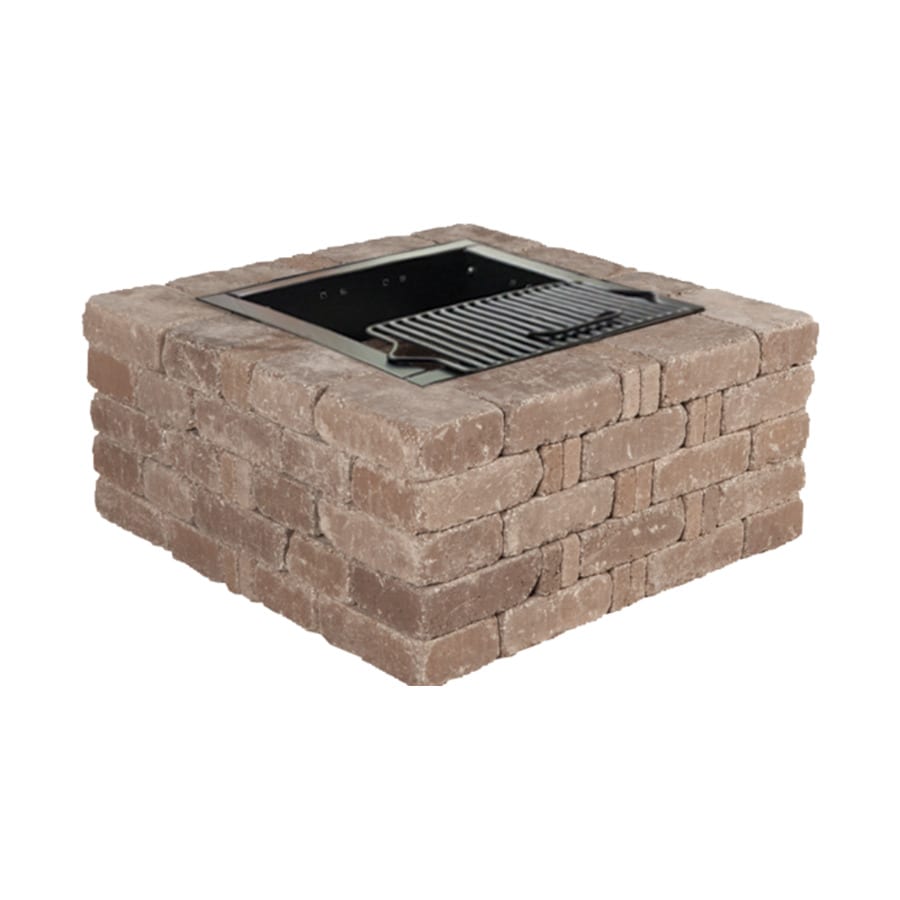 Shop Pavestone RumbleStone No-Cut Fire Pit Kit at Lowes.com