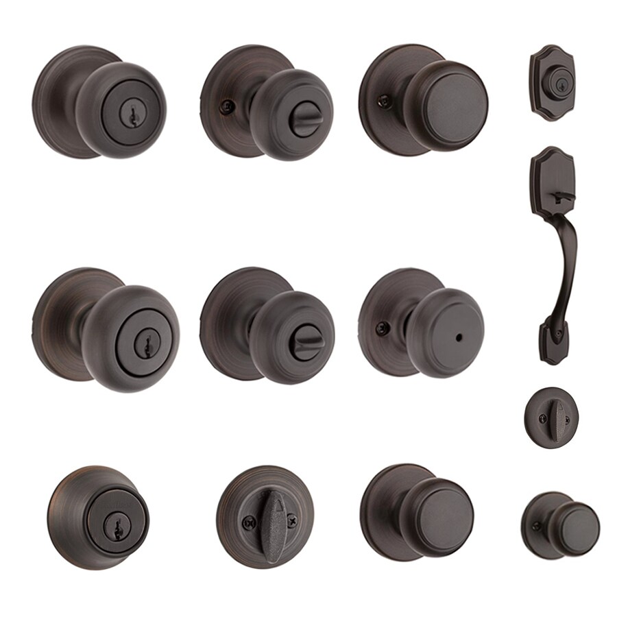 Shop Kwikset Cove Venetian Bronze Door knob Collection at Lowes.com