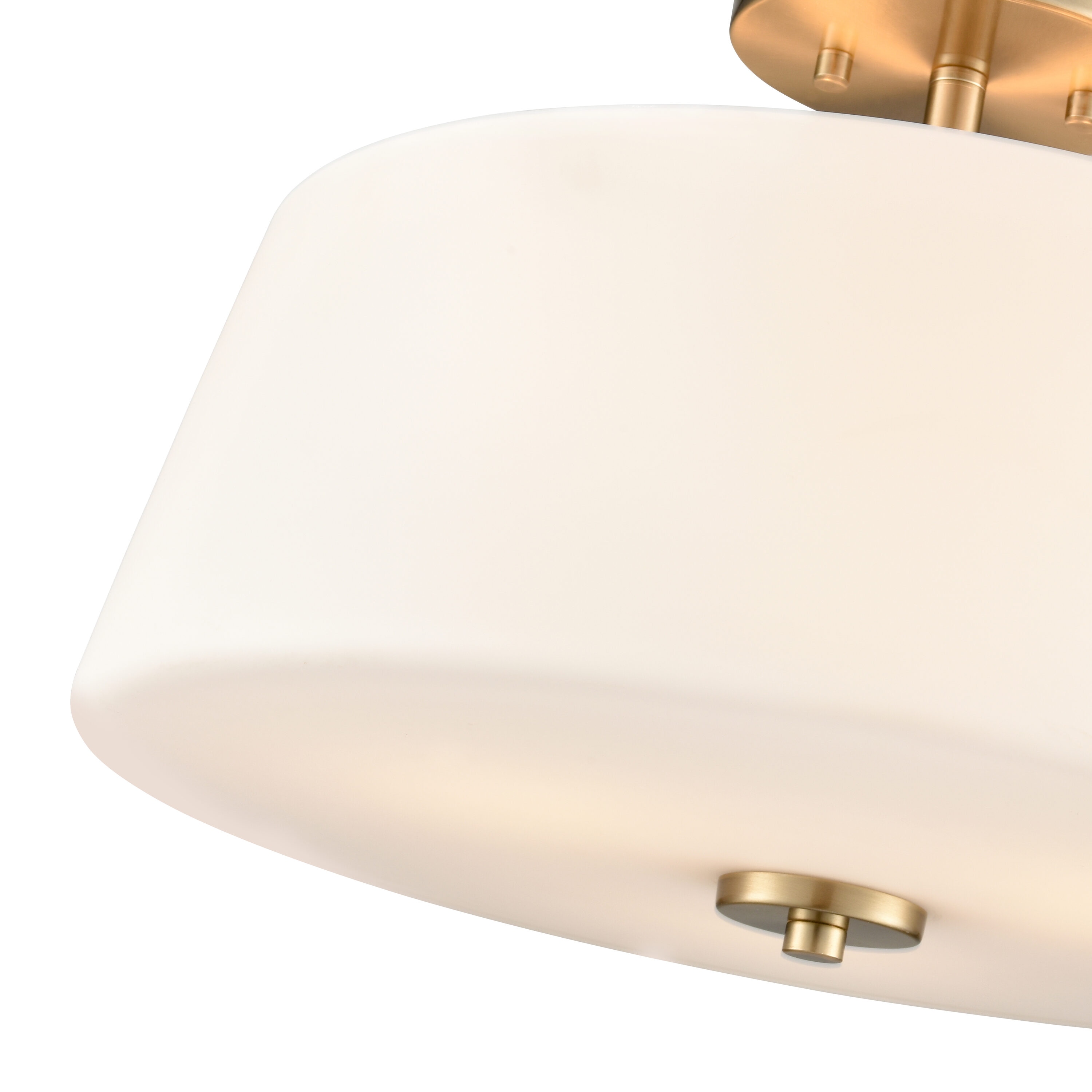 Millennium Lighting Laphia 15.75-in Modern Gold Indoor 3 -Light Semi ...
