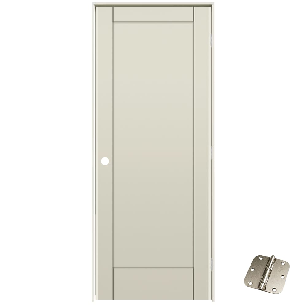 RELIABILT 18-in x 96-in Solid core 1-panel Left hand Smooth Primed MDF ...