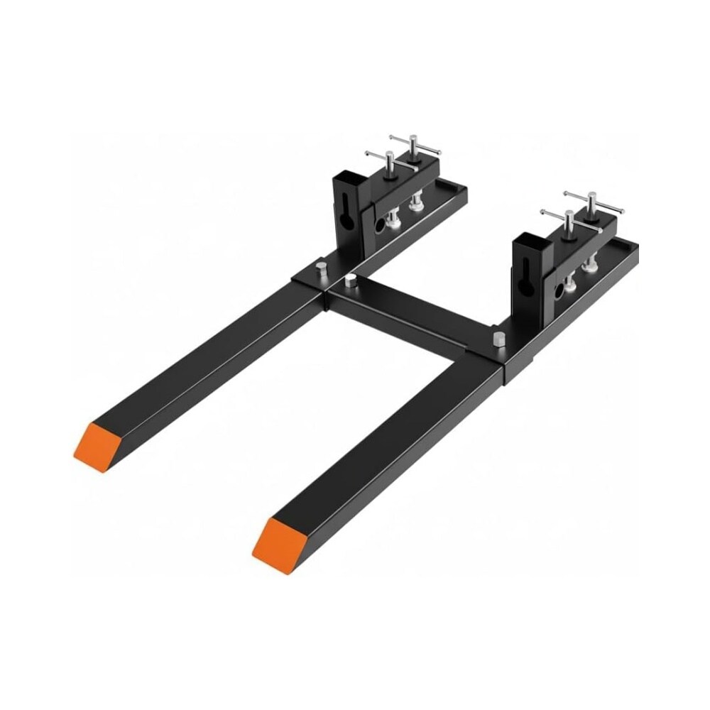 GAOMON 65in Clamp-on Pallet Forks with Adjustable Stabilizer Bar 6000 ...