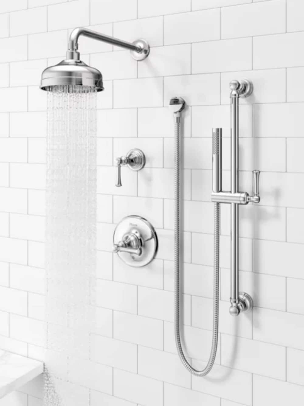 Pfister Tisbury Polished Chrome 1 Handle Single Function Round Bathtub