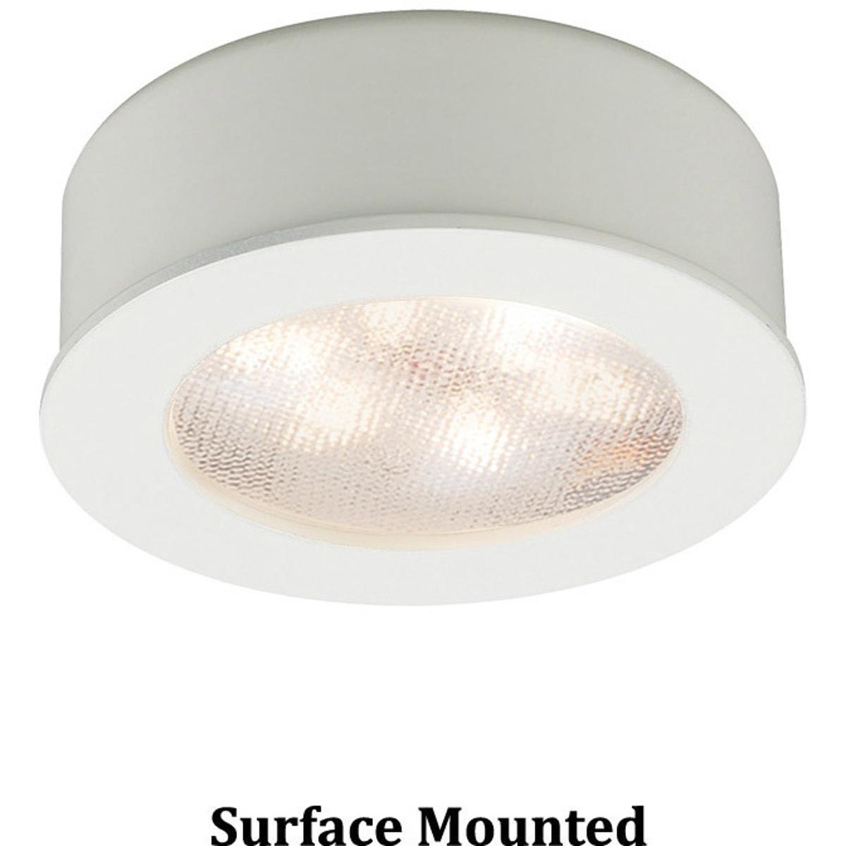 WAC Lighting HR-LED87-WT LED Button Light 24 LED 225 inch White Puck ...