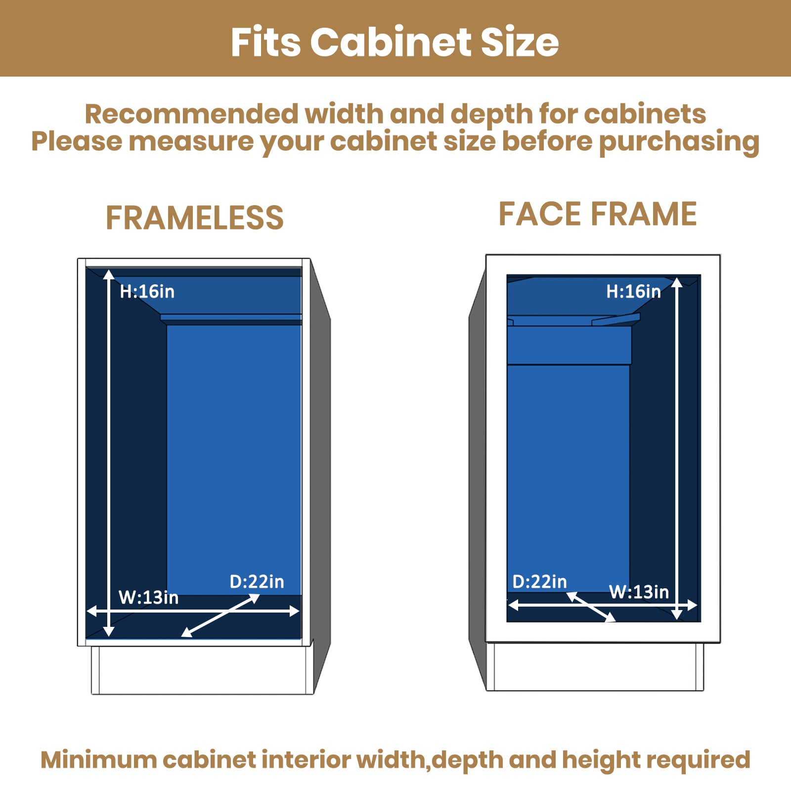 LOVMOR 3 Tier Pull Out Cabinet Organizer 12½-in W x 21-in D Heavy-Duty ...
