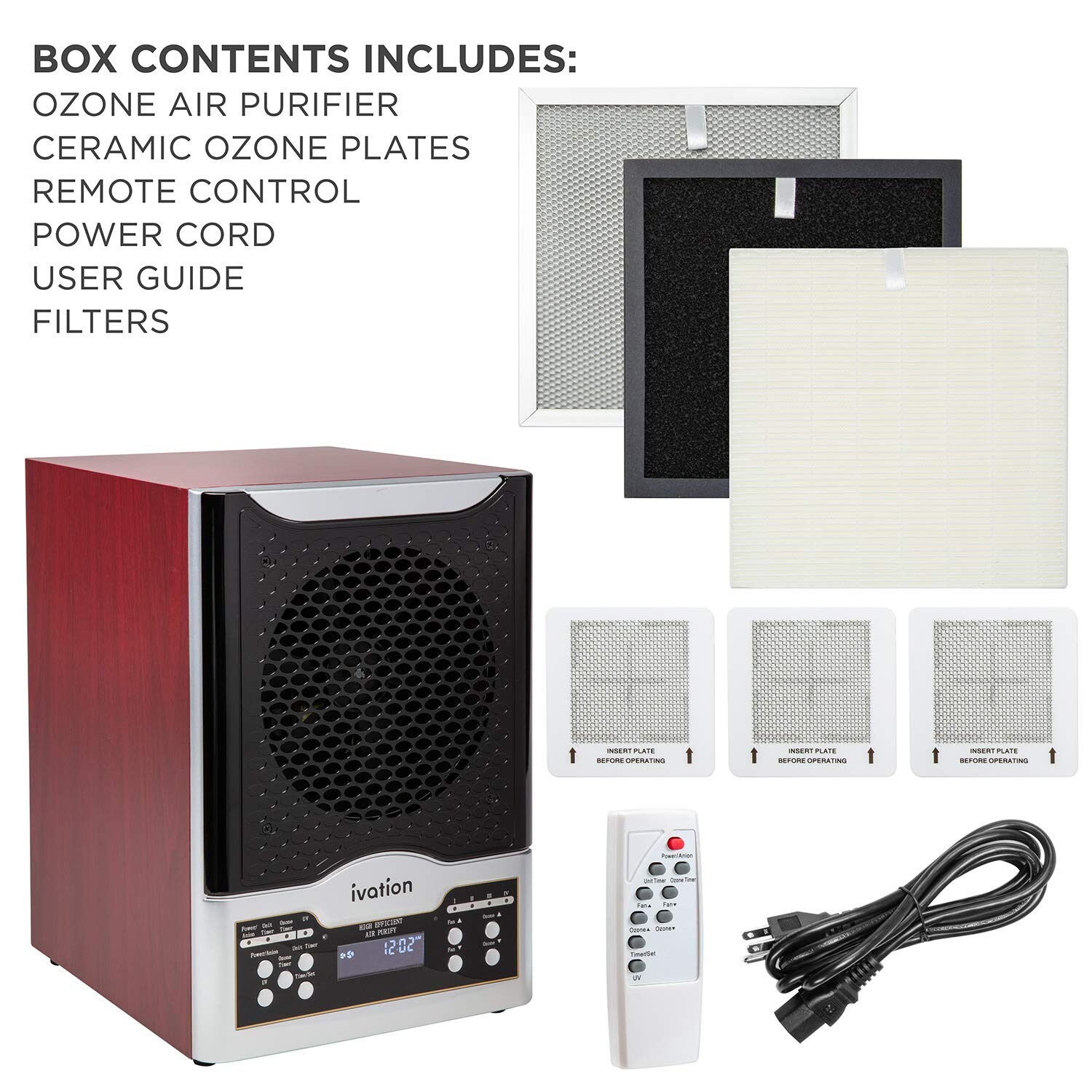 Ivation Carbon Air Filter Replacement for IVADGOZHEPA 5 in 1 HEPA Air ...