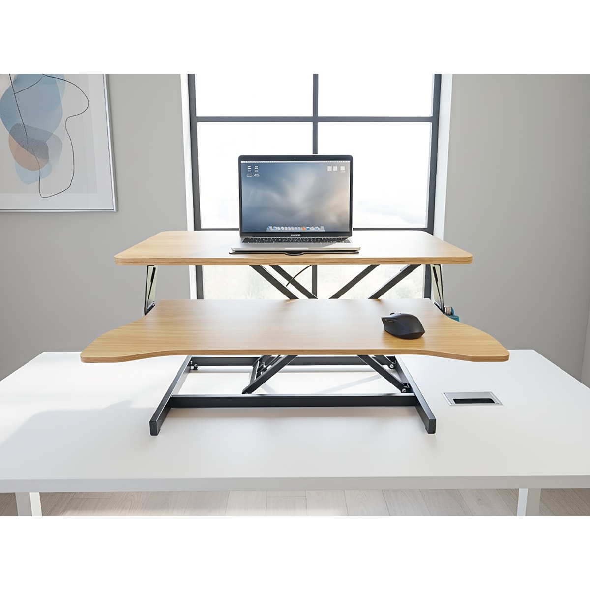 Streamdale Furniture Streamdale 32'' Height Adjustable Sit-Stand Desk ...
