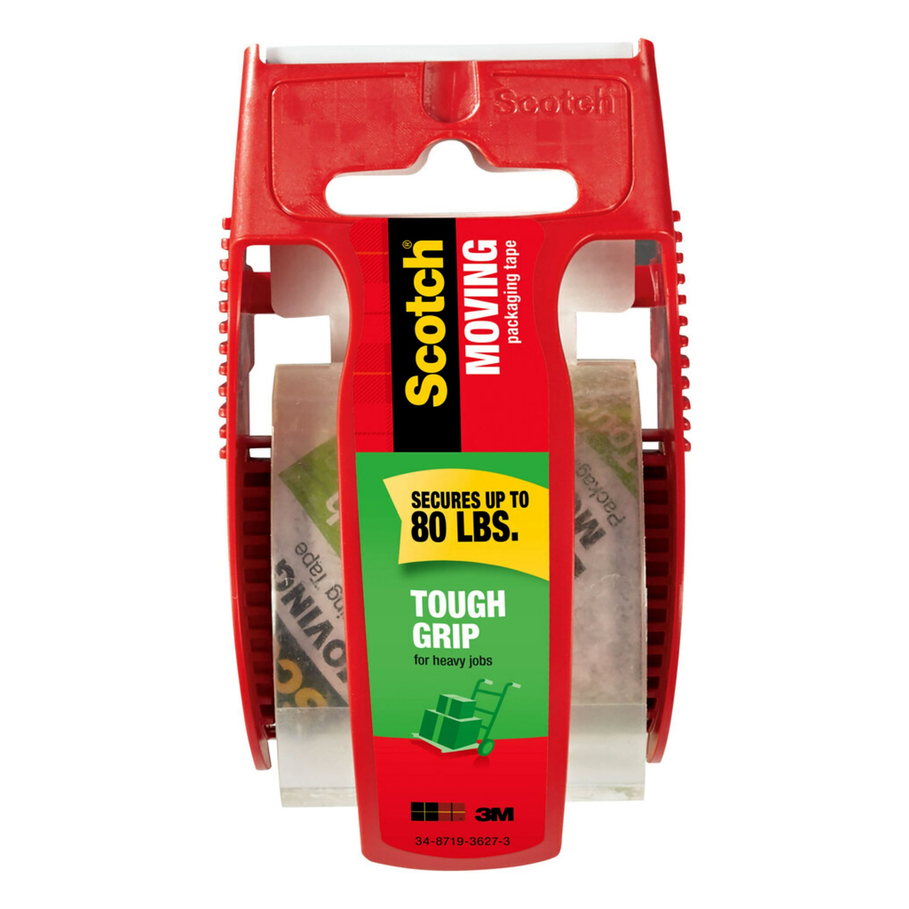 Scotch 1.88-in x 27.7 Yards Tough Grip Moving Tape (Dispenser Included ...
