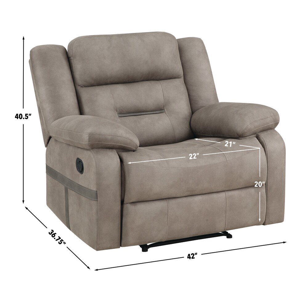Steve Silver Casual 3 -Piece Microsuede Tan Living Room Set in the ...