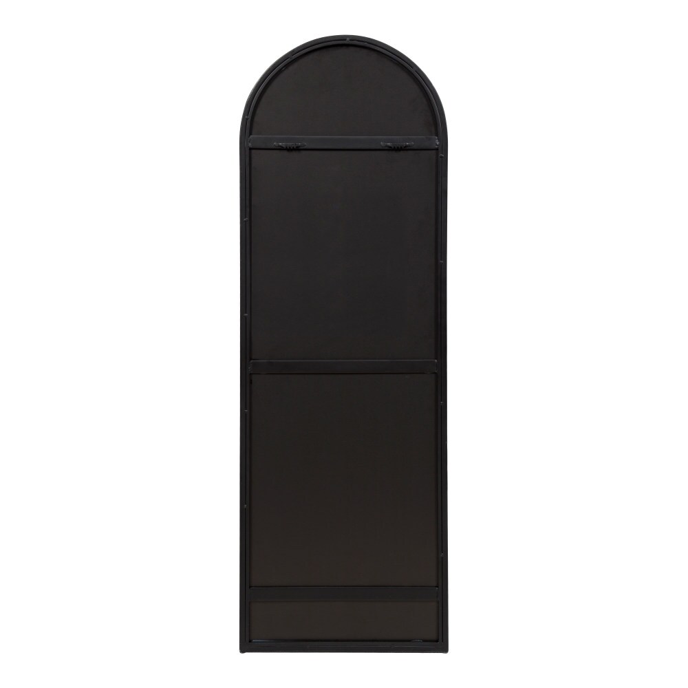 Kate and Laurel Valenti 15.75-in W x 46.87-in H Arch Black Framed Wall ...