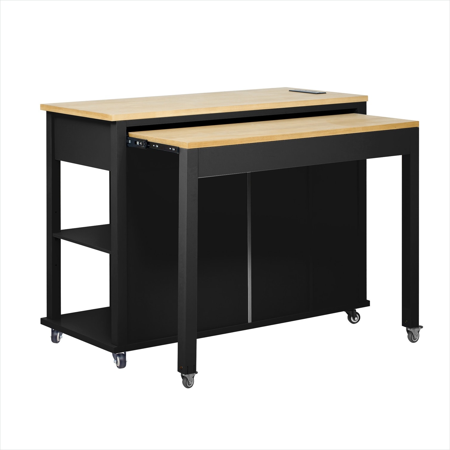 Naturefalls Expandable Kitchen Island and Dining Table for Small Spaces ...