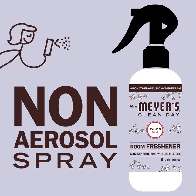 Mrs Meyers Clean Day 8 Fl Oz Lavender Air Freshener In The Air