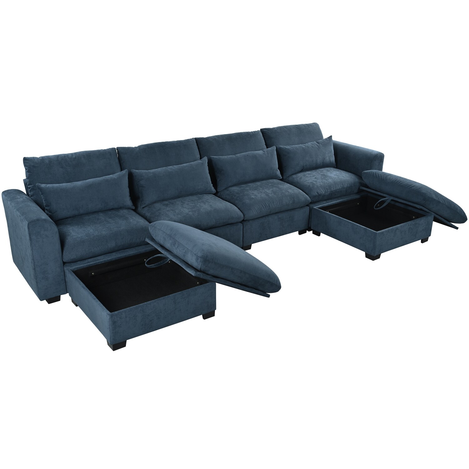 Streamdale Furniture Streamdale U-Shaped Modular Corner Sofa with ...