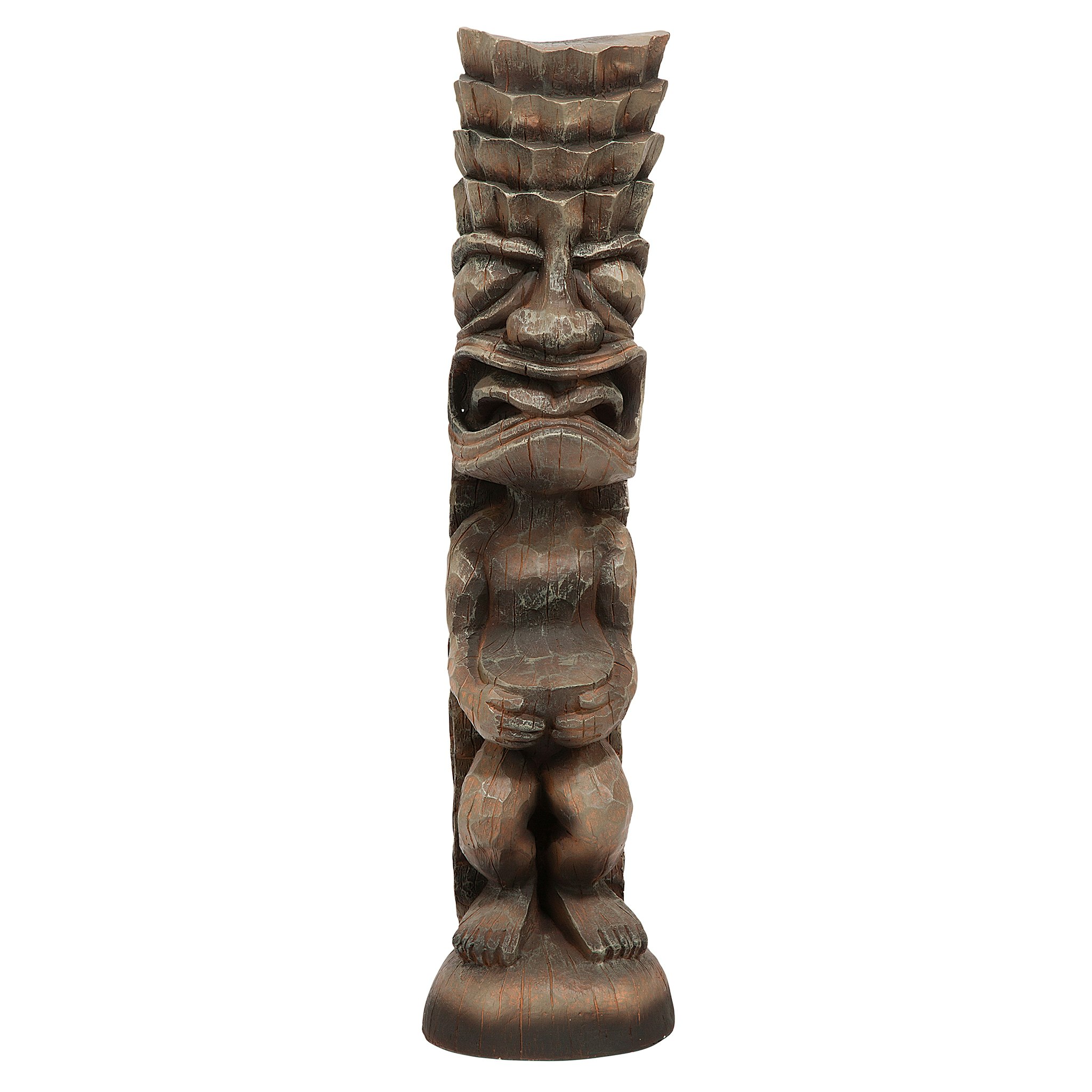 Design Toscano 24-in H x 5.5-in W Brown Tiki Garden Statue NG31189 at ...