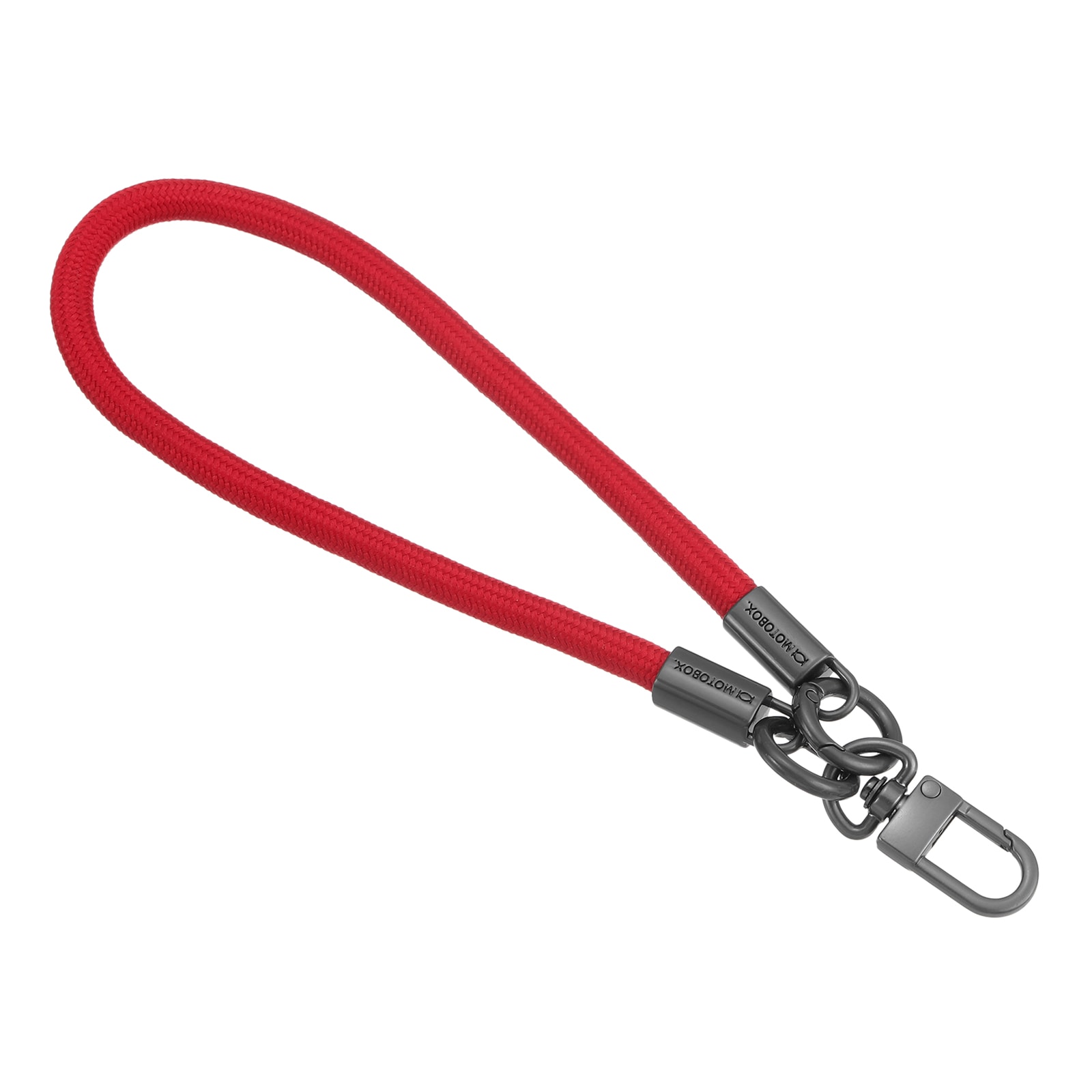 Unique Bargains Keychain Wristlet Lanyard 400mm/15-inch Long Braided ...