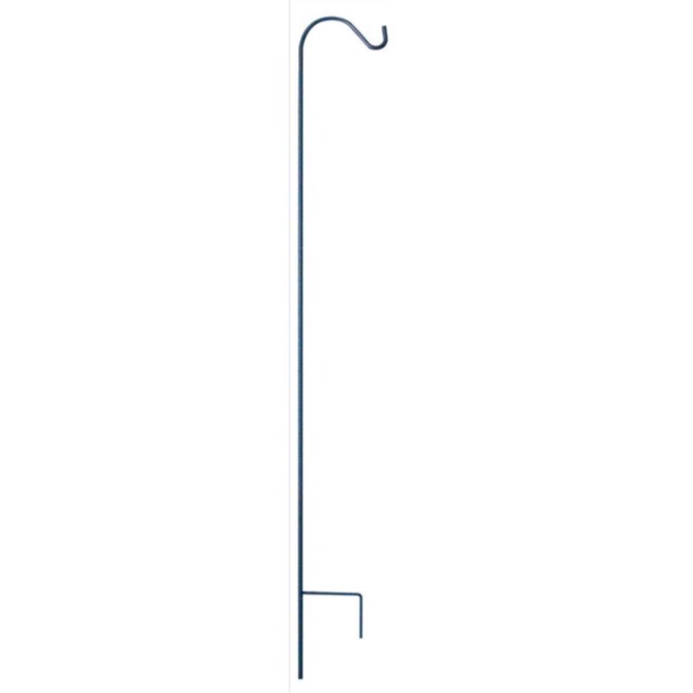 Living Accents Steel Shepherd Hook Powder Coated Black 84 in 1 pc in ...