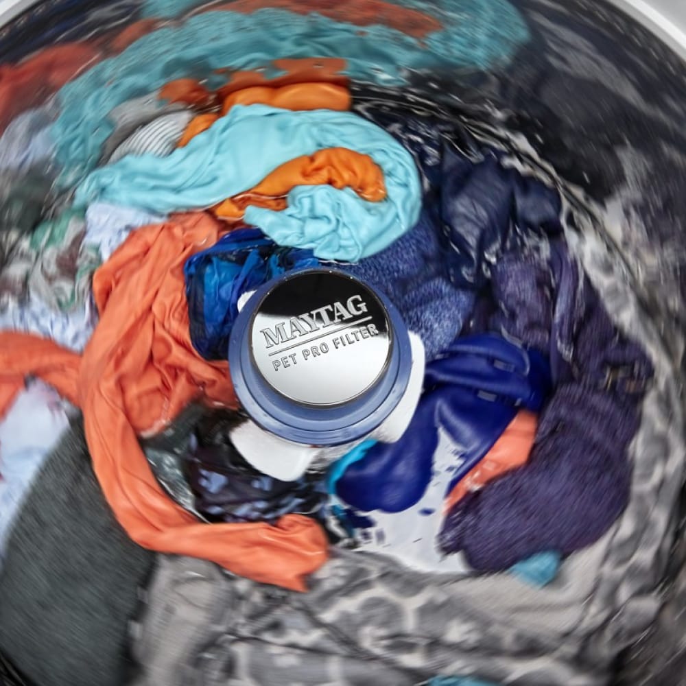 Maytag Pet Pro 4.7-cu ft High Efficiency Agitator Top-Load Washer ...