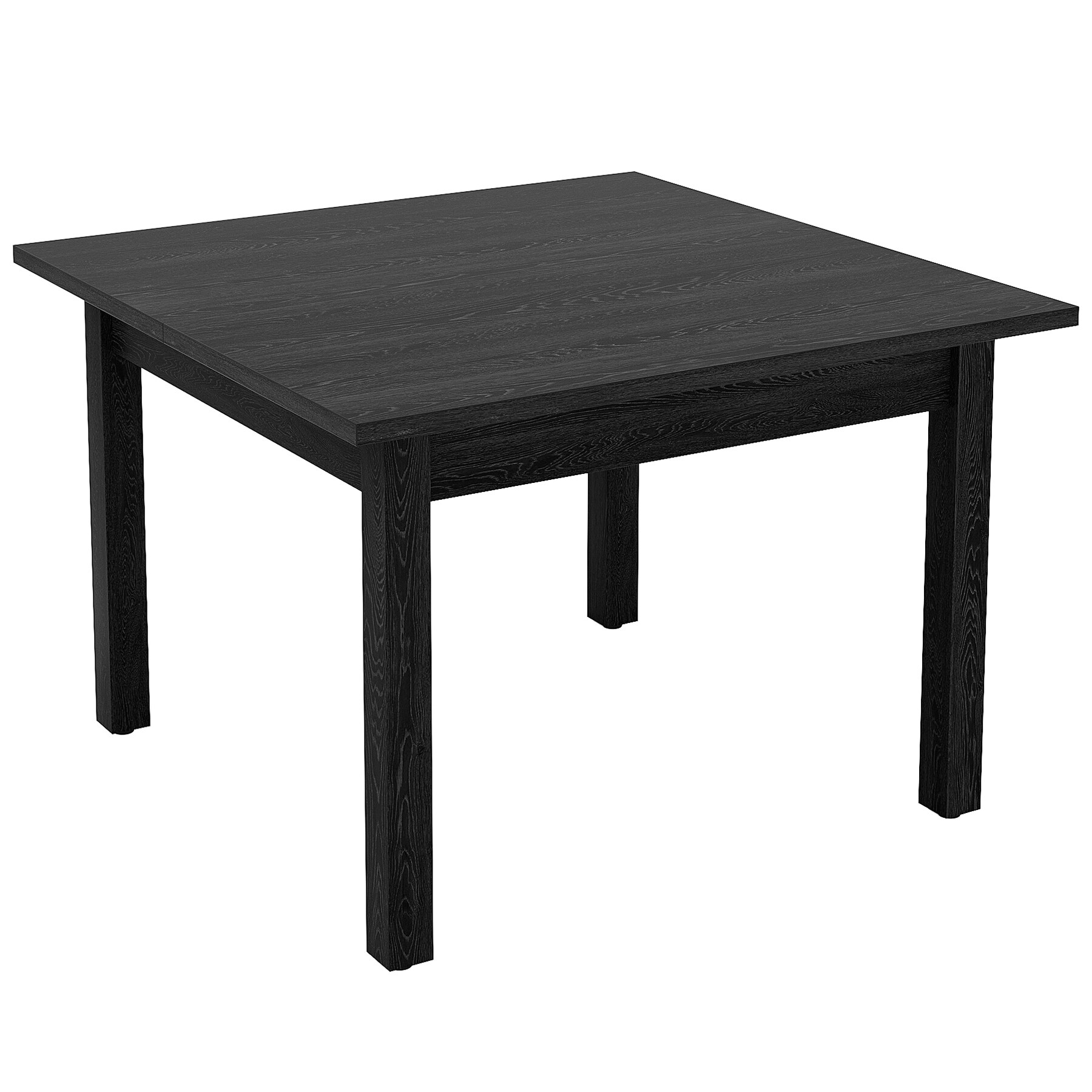 Tinyhomie Square Dining Table Kitchen Table with Solid Wood Legs for 4 ...