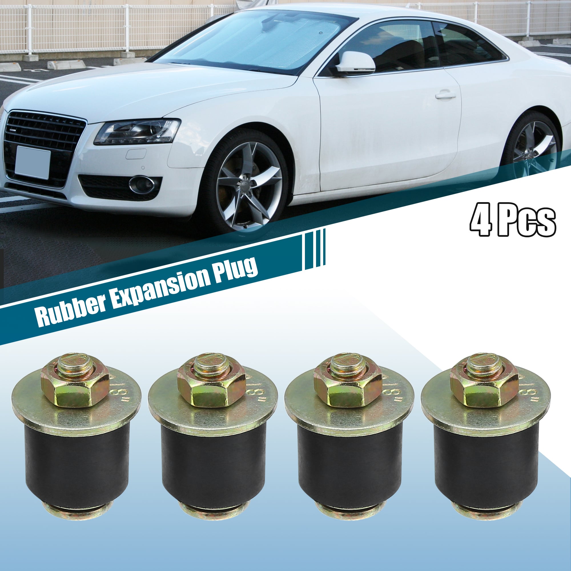 Unique Bargains 4pcs Automotive Rubber Freeze Plug Rubber Expansion ...