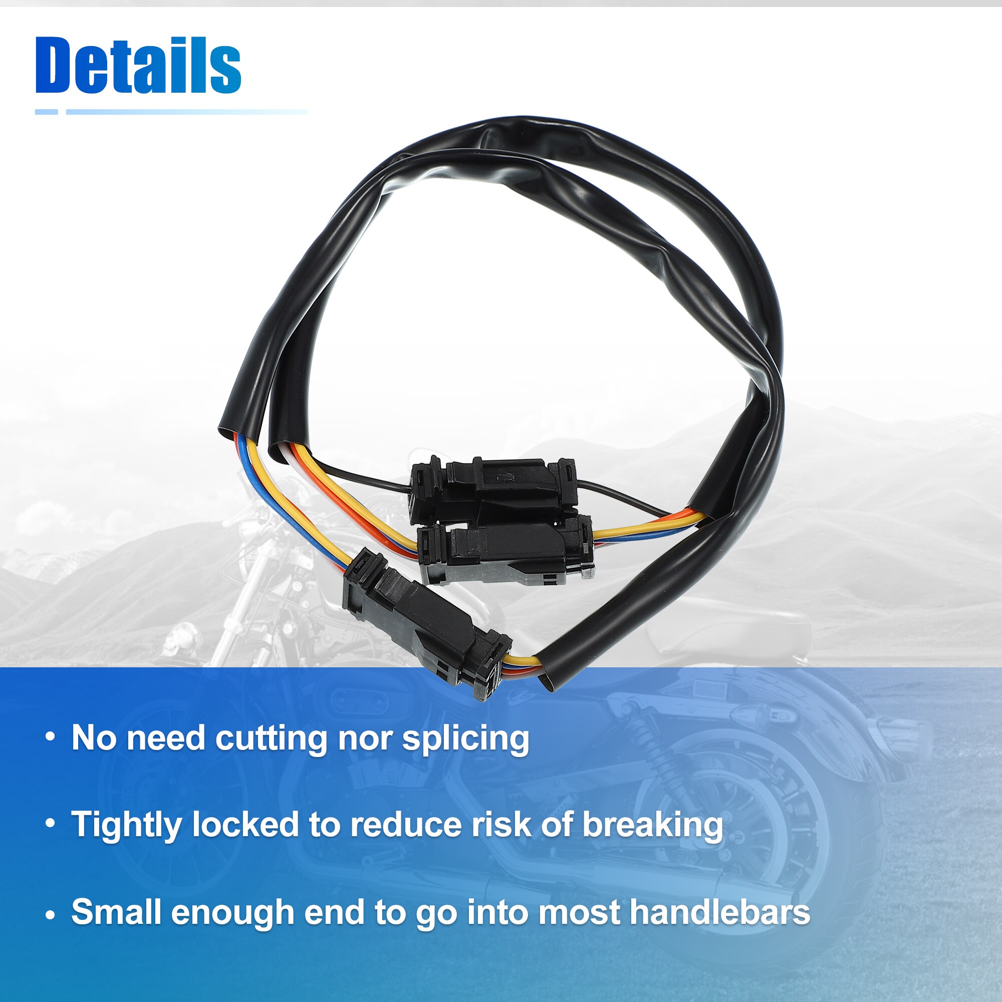 Unique Bargains 10 Inch Handlebar CAN Bus Circuit Wire Extension ...