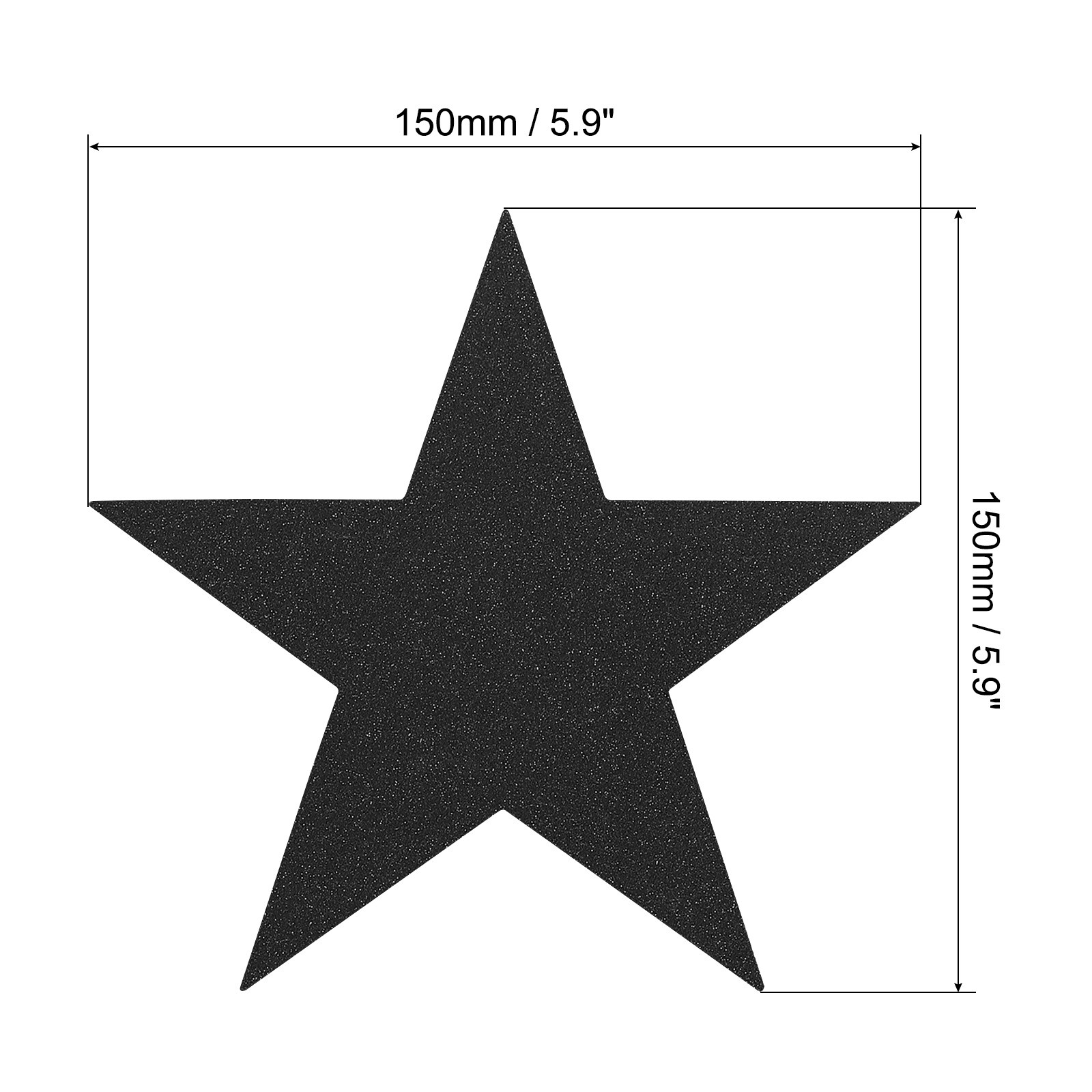 PATIKIL Star Cutouts 60pcs Star Cutout Paper Stars for Classroom ...