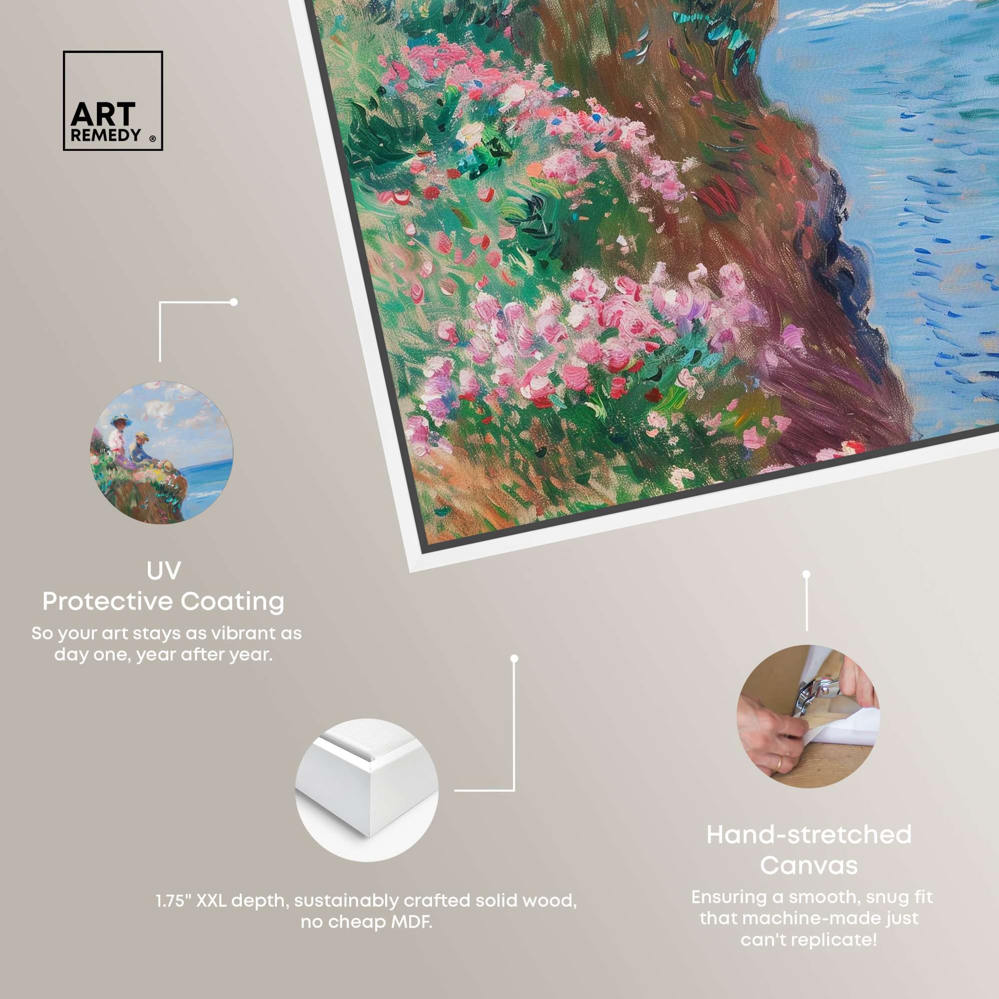 Art Remedy By the Seaside Coastal Print by White Frame 16 x 24 in the ...