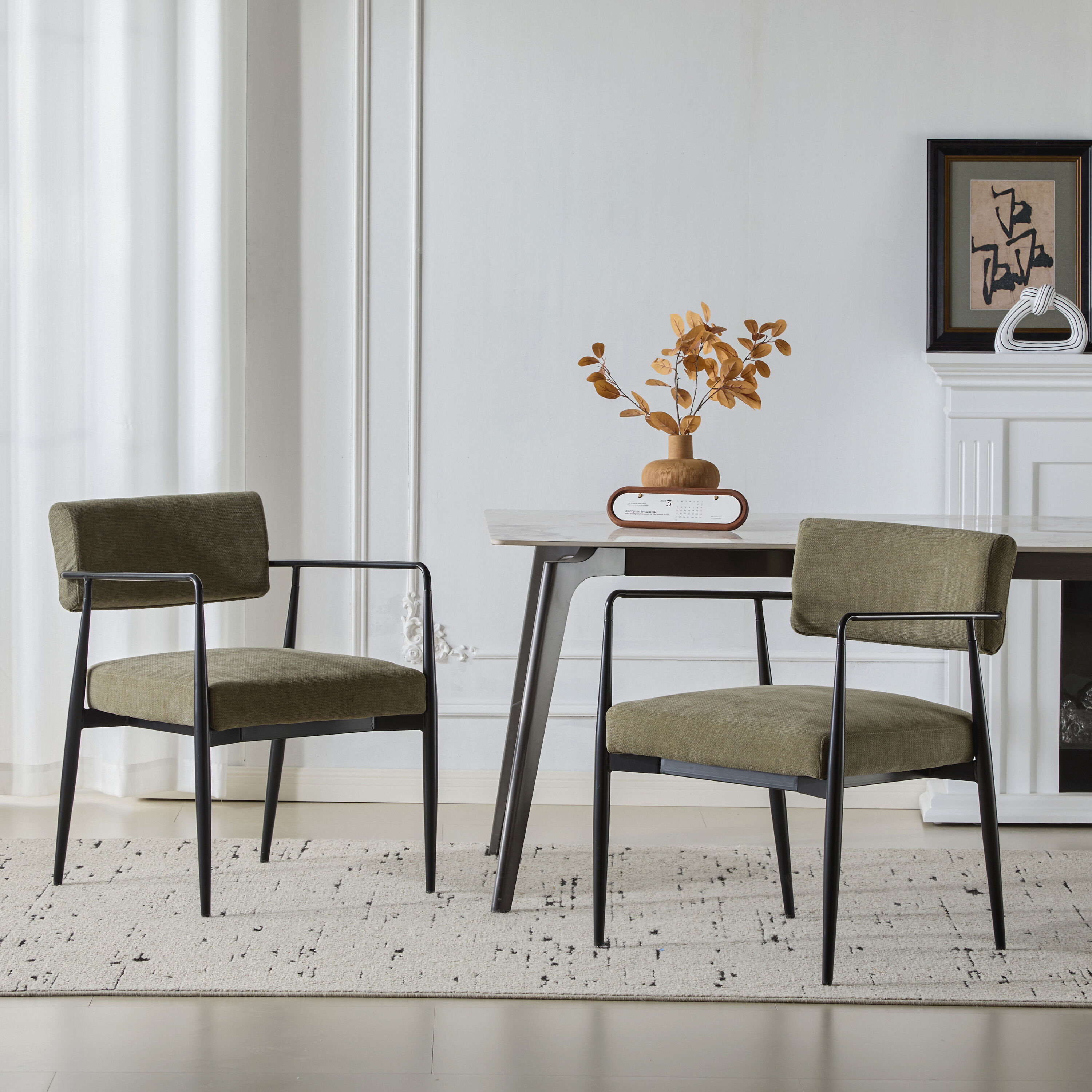 Christopher Knight Home Nora Mid Century Modern Dining Chairs (Set of 2 ...
