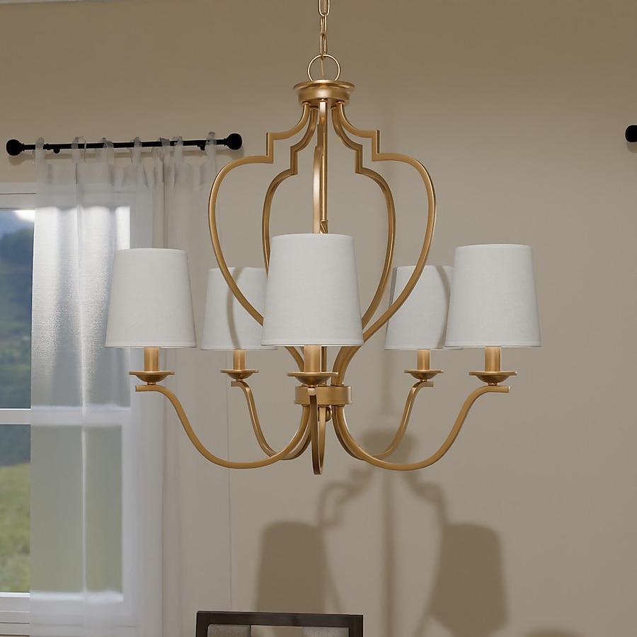 Quoizel Wilkins 5-Light Brushed Brass Traditional Led, Damp Rated ... Quoizel Wilkins 5-Light Brushed Brass Traditional Led, Damp Rated ...