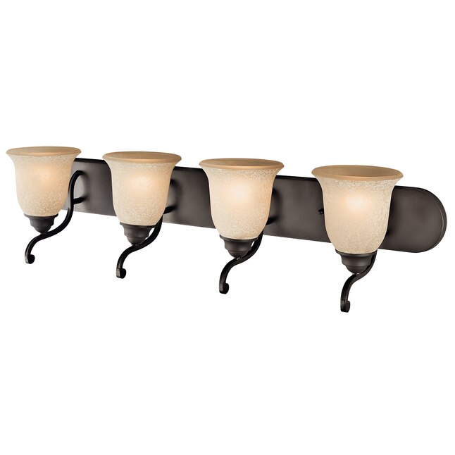 Kichler Camerena 36-in 4-Light Olde Bronze Traditional Vanity Light in ... Kichler Camerena 36-in 4-Light Olde Bronze Traditional Vanity Light in ...