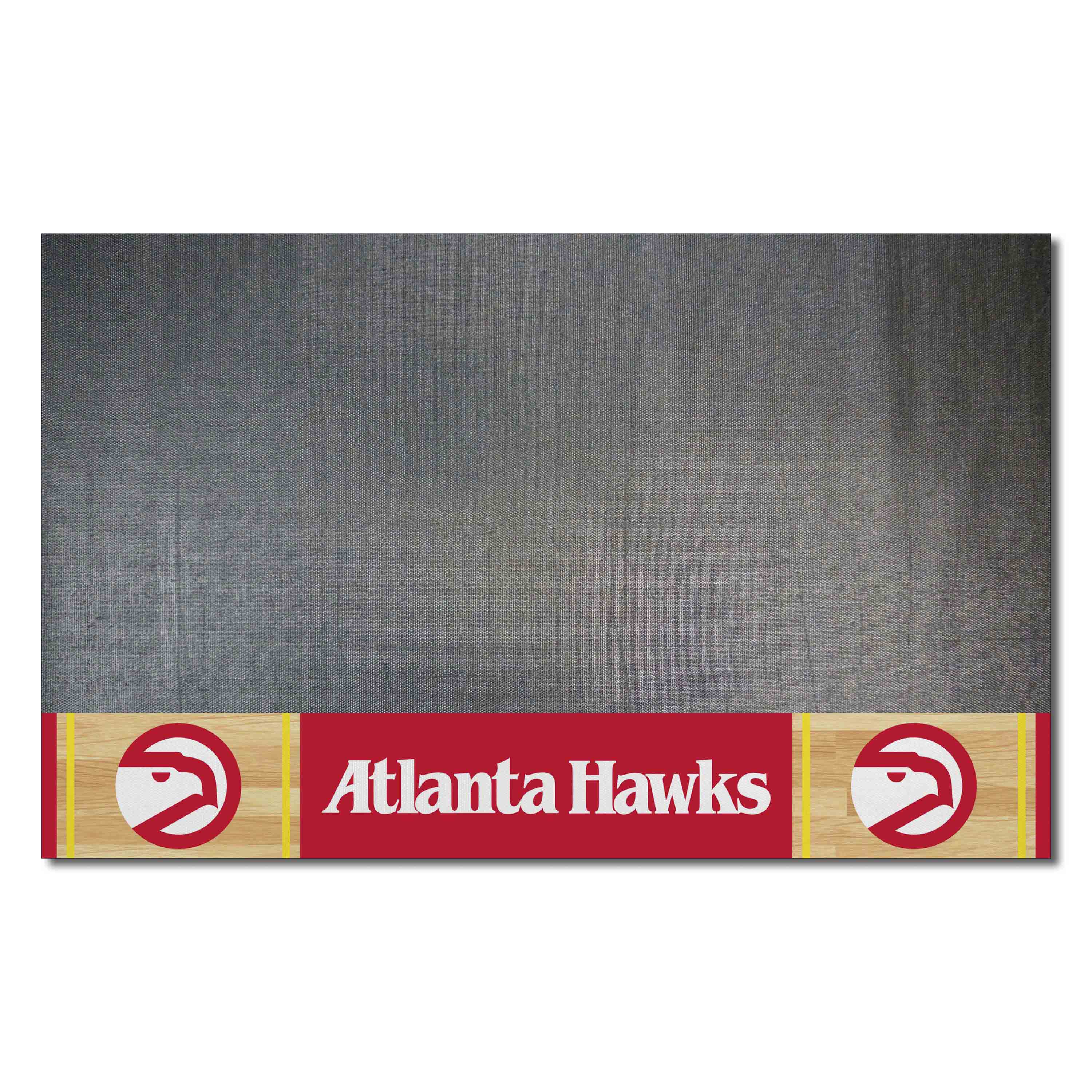 FANMATS Atlanta Hawks Black Vinyl Rectangular Grill Mat in the Grill ...