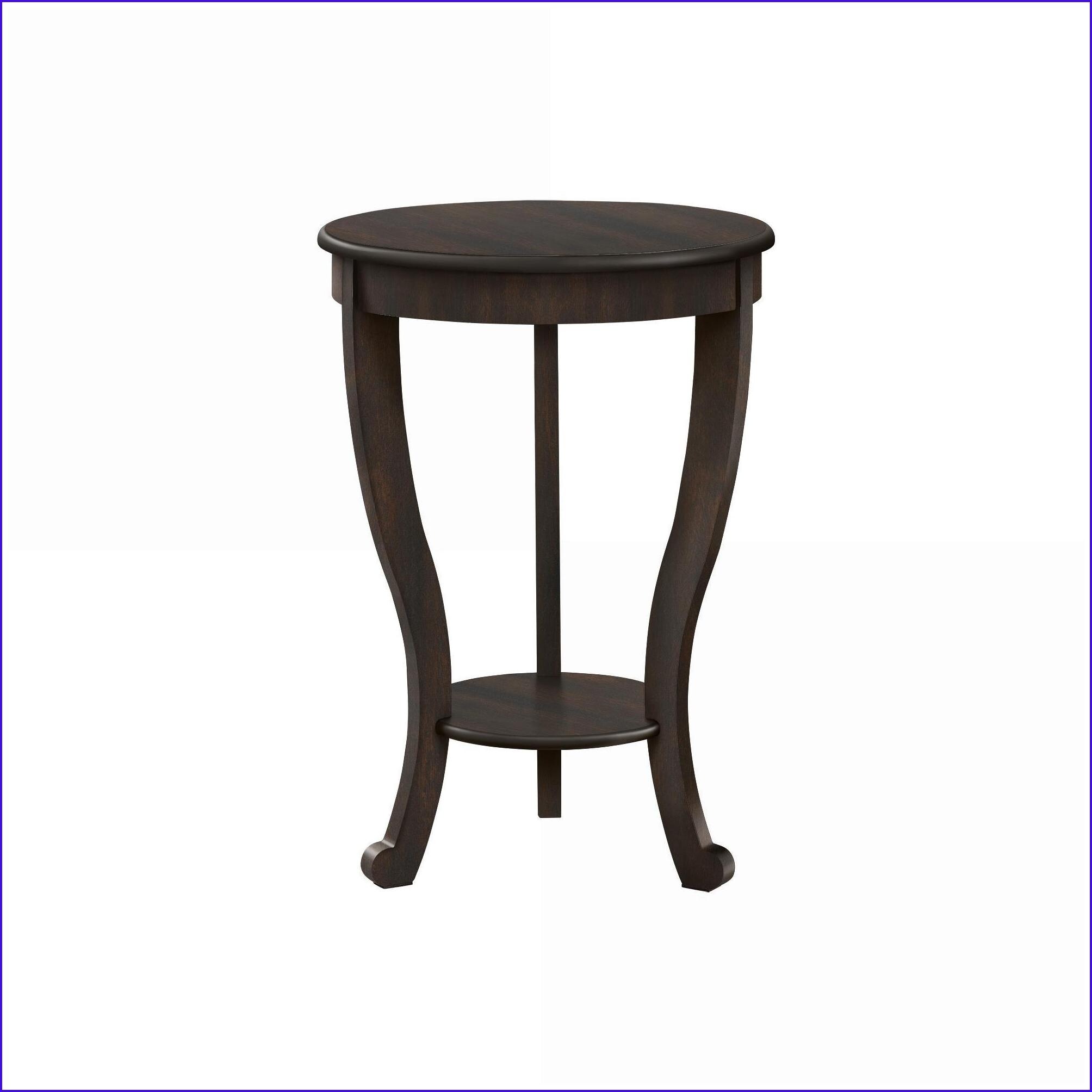 Watnature Traditional 2 Tier Brown Veneer Coffee Table for Living Room ...