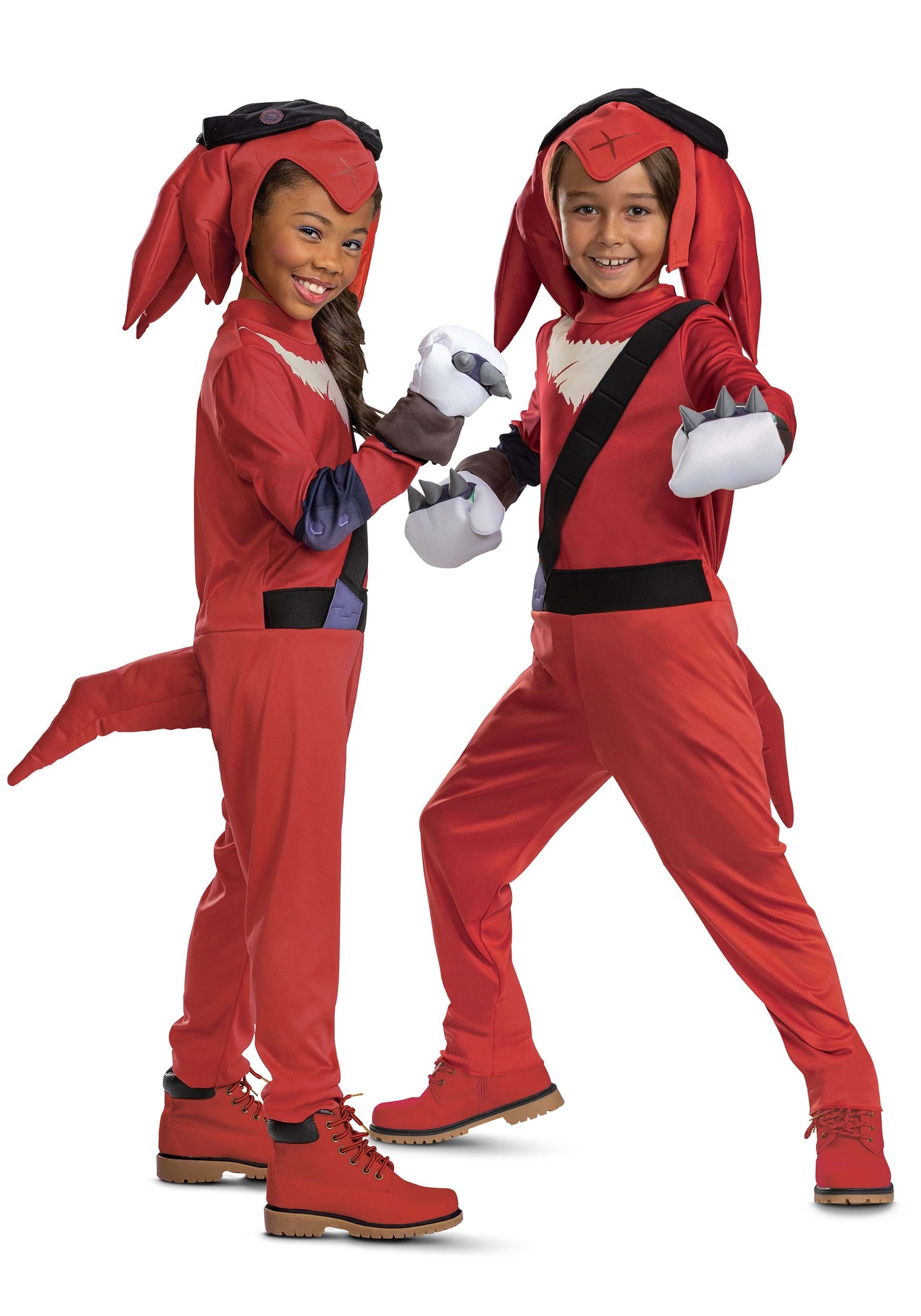 Disguise Sonic Prime Kid's Knuckles Costume 7/8 in the Costumes ...