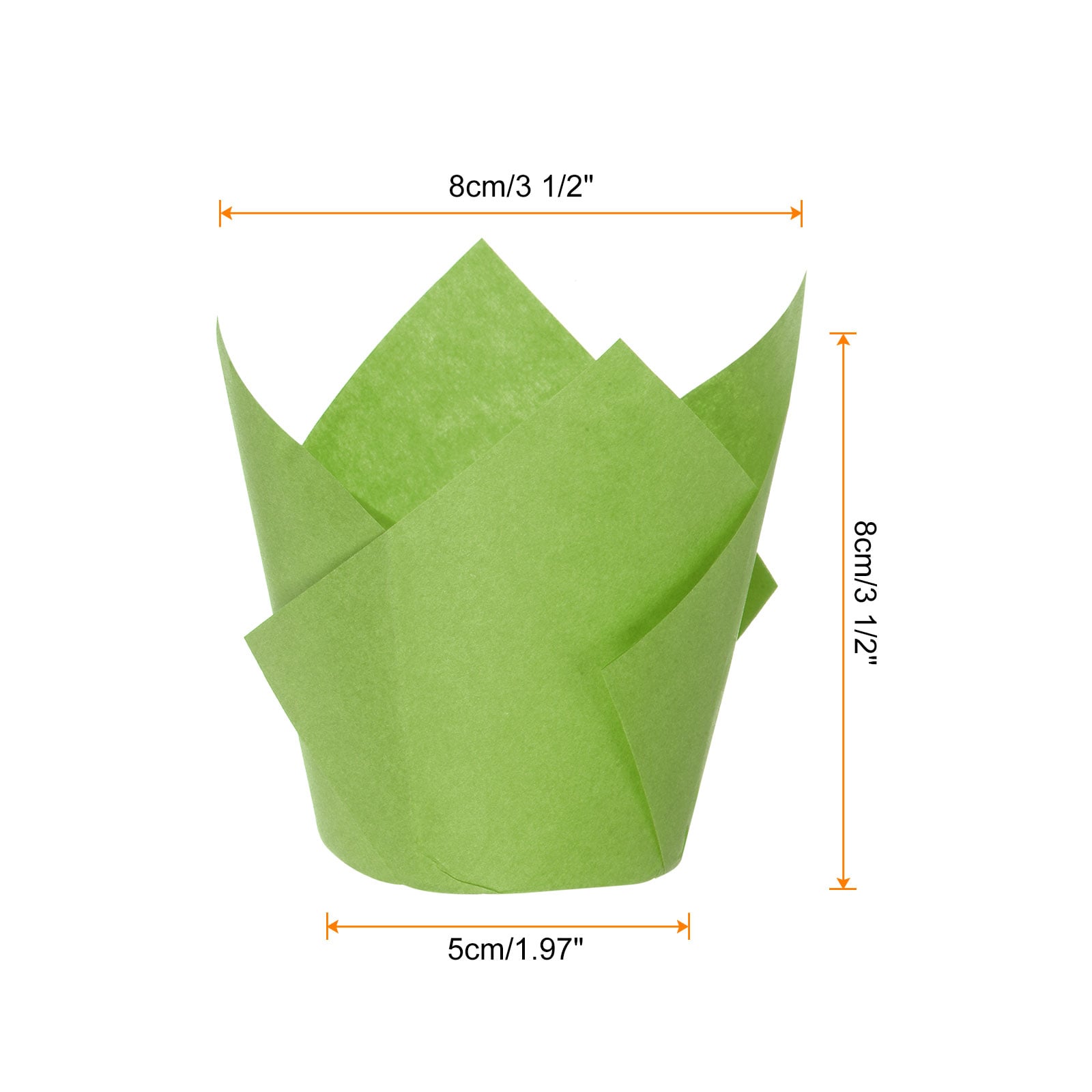 Harfington 100pcs Tulip Cupcake Liners Standard Paper Baking Cups ...