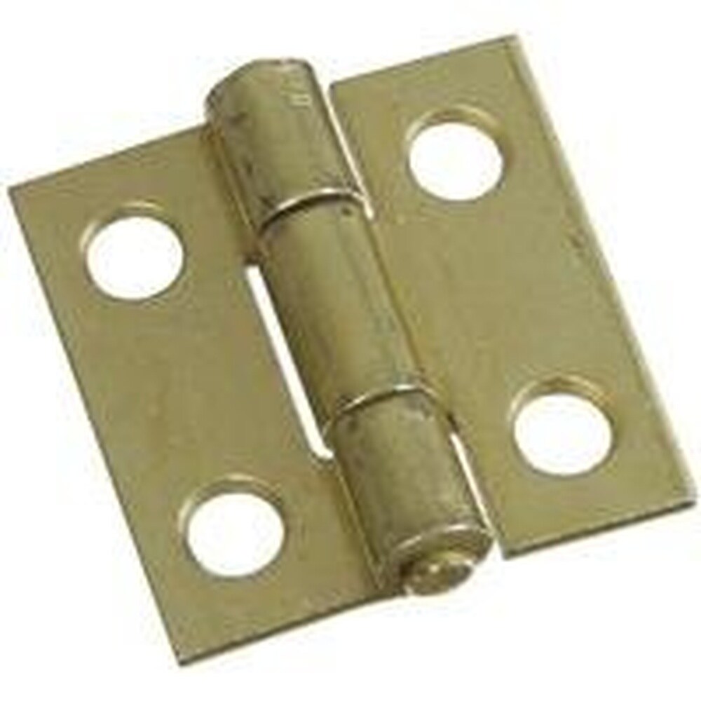National Mfg. 1 Satin Brass Pin Hinge N145946 2-Pack in the Cabinet ...