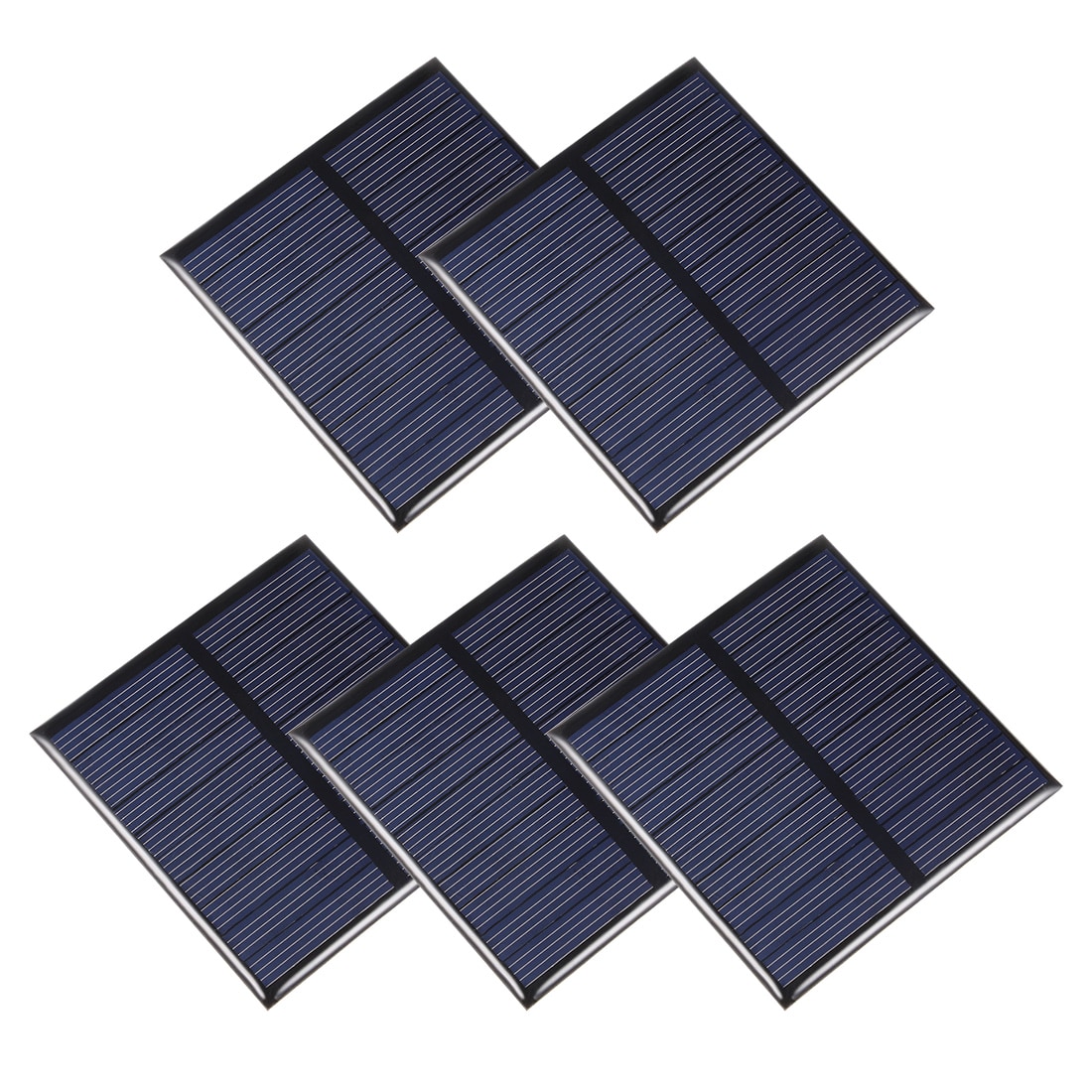Unique Bargains 5pcs 0.7W 5V Small Solar Panel Module DIY Polysilicon ...