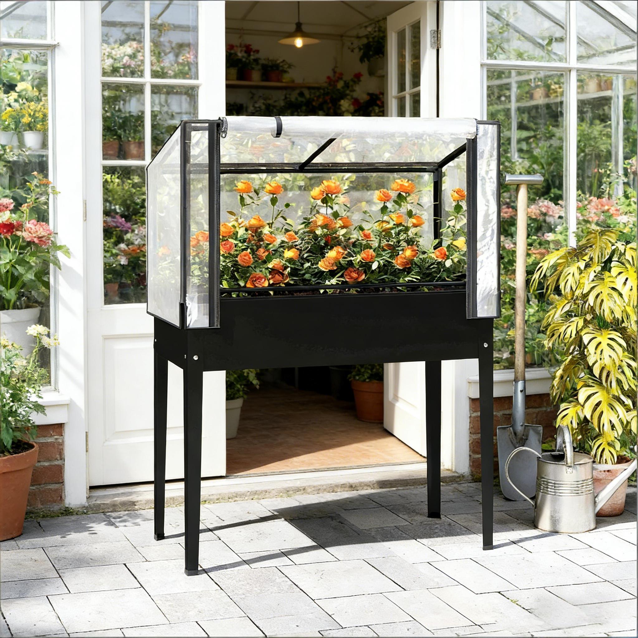 Blisstyle Spacious Raised Garden Bed Flower Boxs Elevated Plant Boxs ...