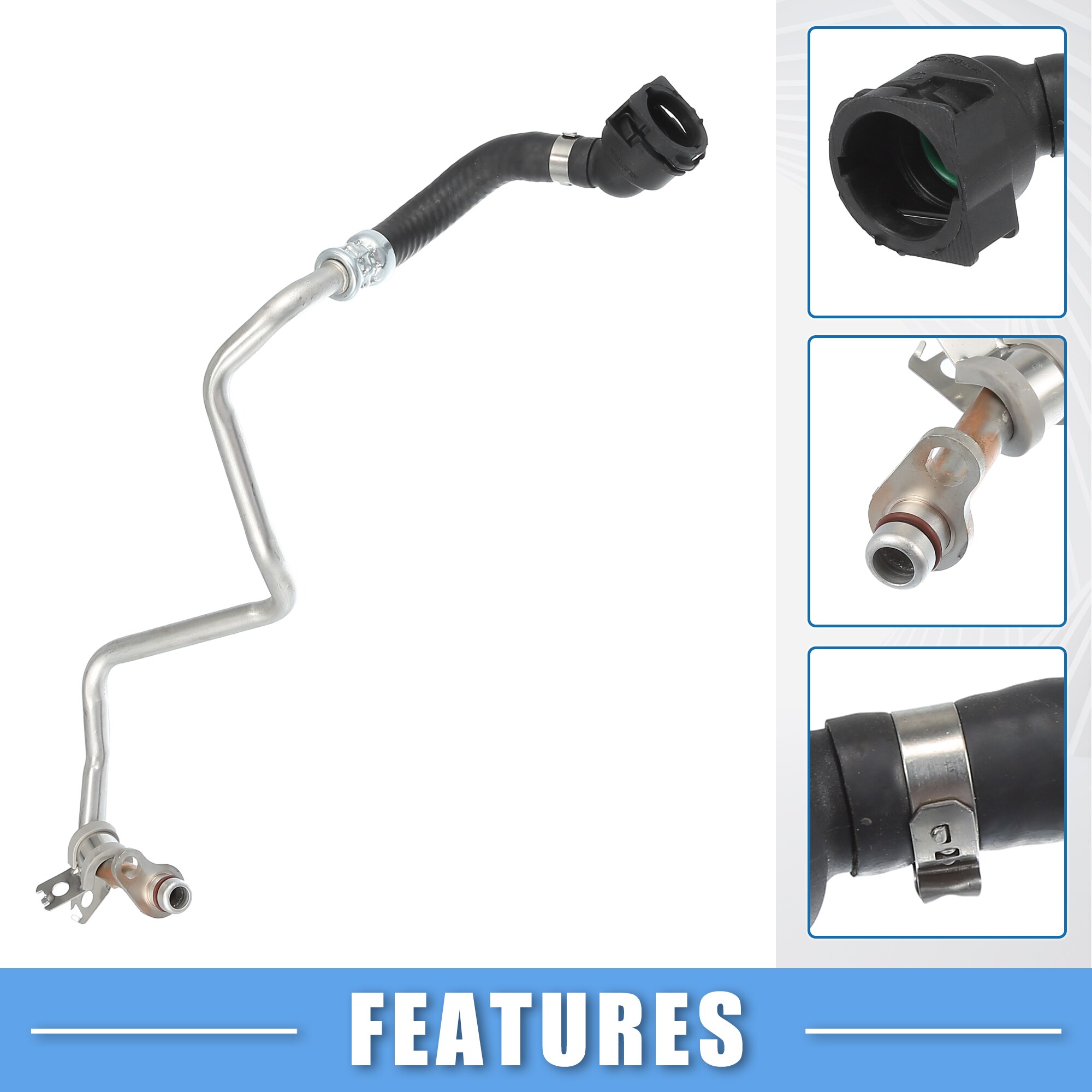 Unique Bargains Turbocharger Coolant Return Line No.11537643226 for BMW ...